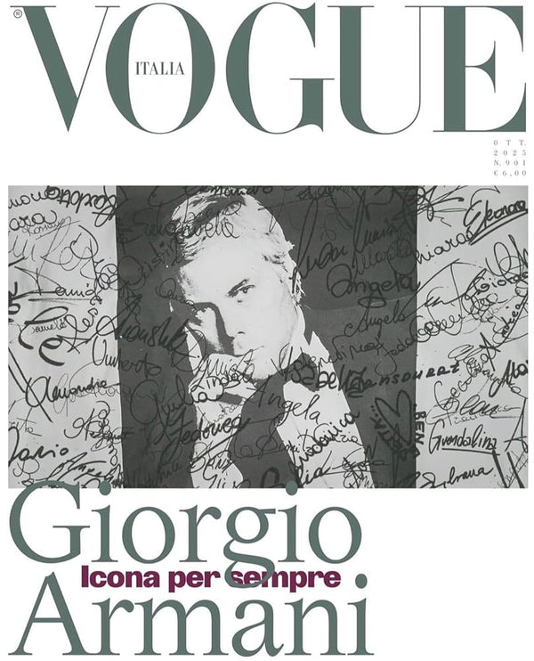 Rivista VOGUE ITALIA - Ottobre 2025 Doppia Copertina dedicata a Giorgi ...